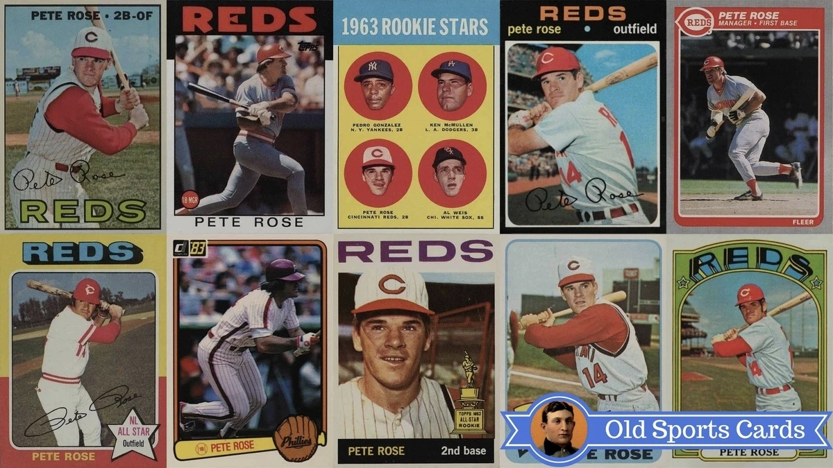 Pete Rose Baseball Cards: The Ultimate Collector's Guide - Old Sports Cards