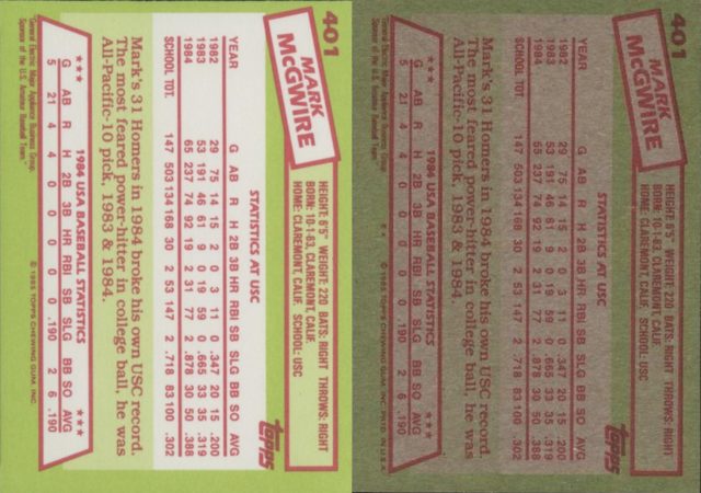 6 Most Valuable Mark McGwire Rookie Cards - Old Sports Cards