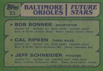 Cal Ripken Jr. Rookie Cards: The Ultimate Collector’s Guide - Old ...