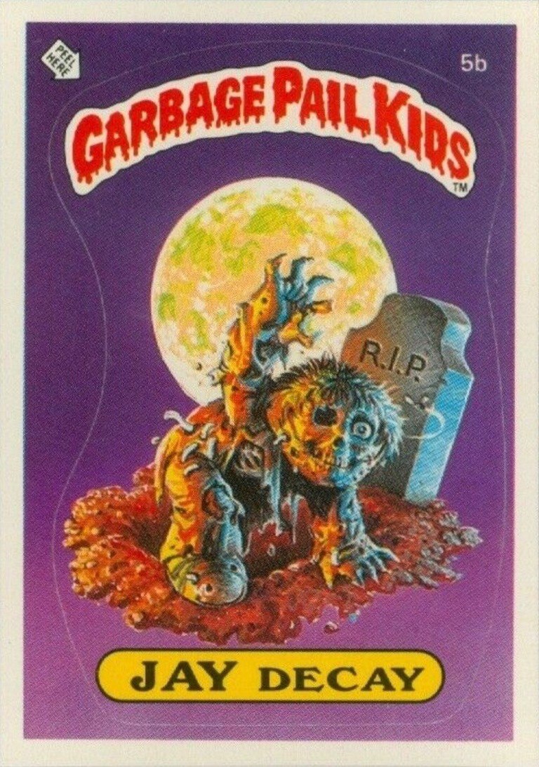 15 Most Valuable Garbage Pail Kids Cards - Old Sports Cards