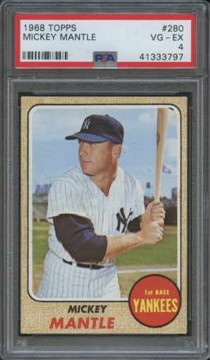 1968 Topps Mickey Mantle: The Ultimate Collector’s Guide - Old Sports Cards