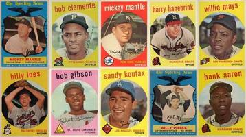 10 Most Valuable 1959 Topps Baseball Cards - Old Sports Cards