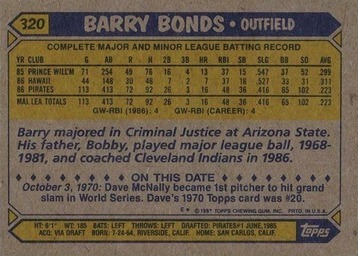 15 Most Valuable Barry Bonds Rookie Cards - Old Sports Cards