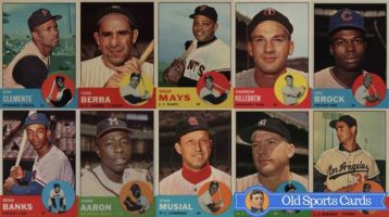 25 Most Valuable 1963 Topps Baseball Cards - Old Sports Cards