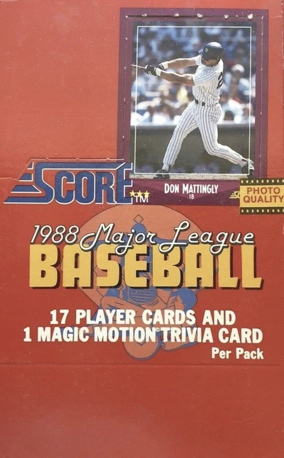 30 Most Valuable 1988 Score Baseball Cards - Old Sports Cards