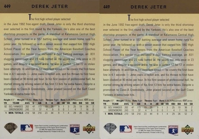 24 Most Valuable Derek Jeter Rookie Cards - Old Sports Cards