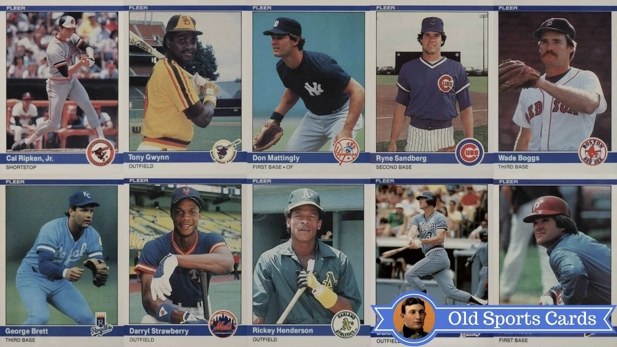 15 Most Valuable 1984 Fleer Baseball Cards - Old Sports Cards