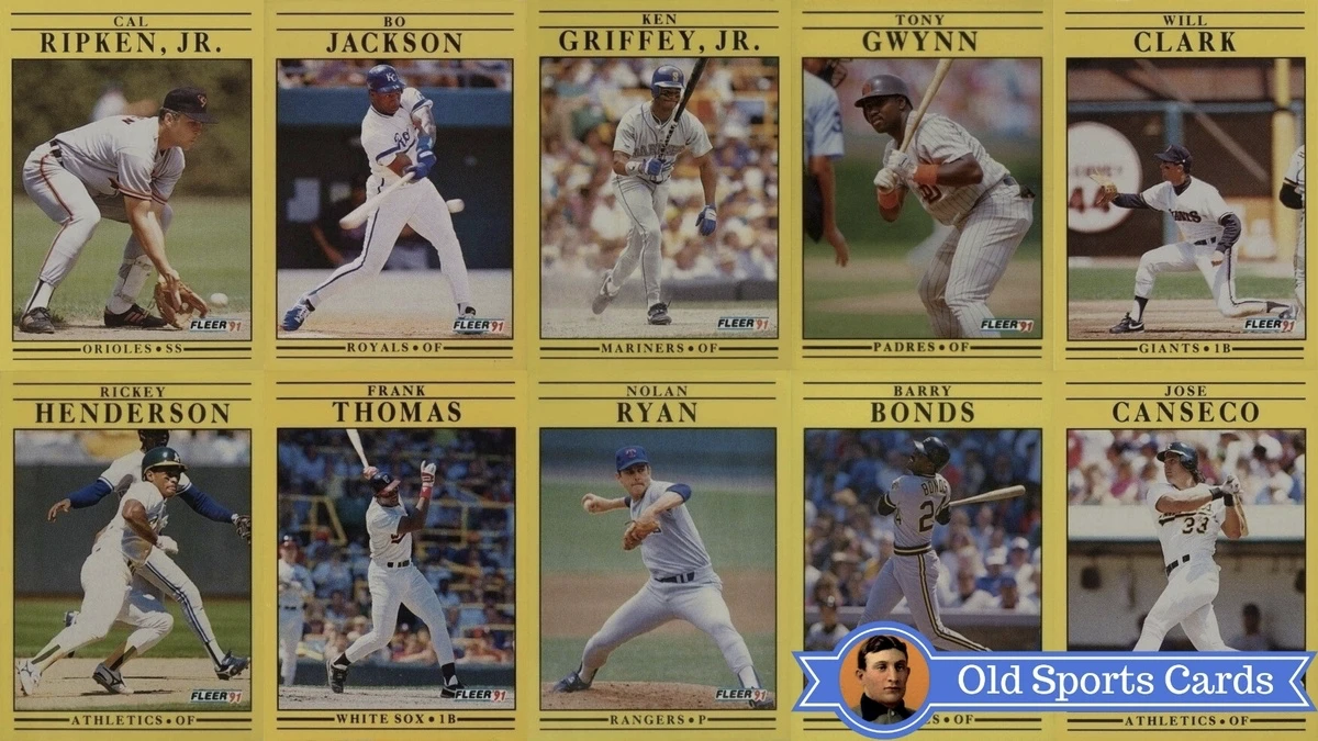 25 Most Valuable 1991 Fleer Baseball Cards - Old Sports Cards