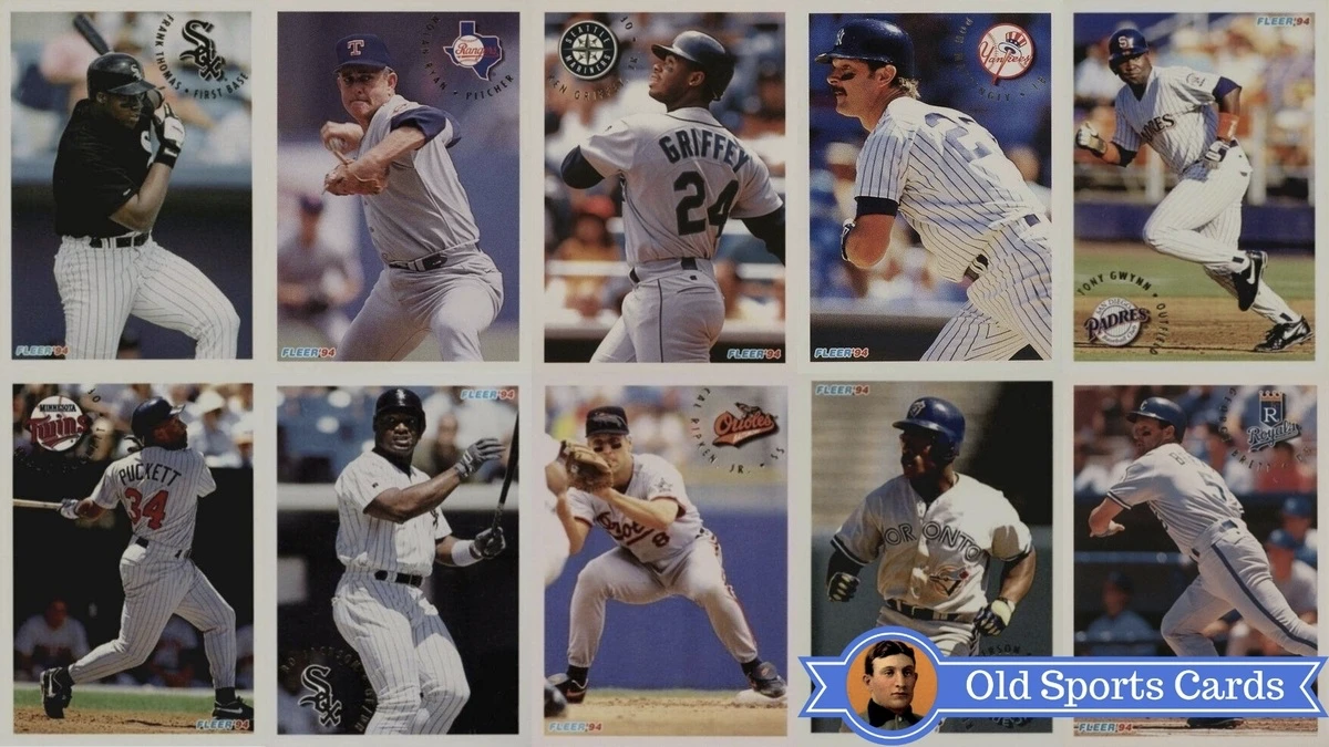 10 Most Valuable 1994 Fleer Baseball Cards - Old Sports Cards